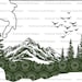 Washington State With Mountains - SVG - Digital Download - Etsy