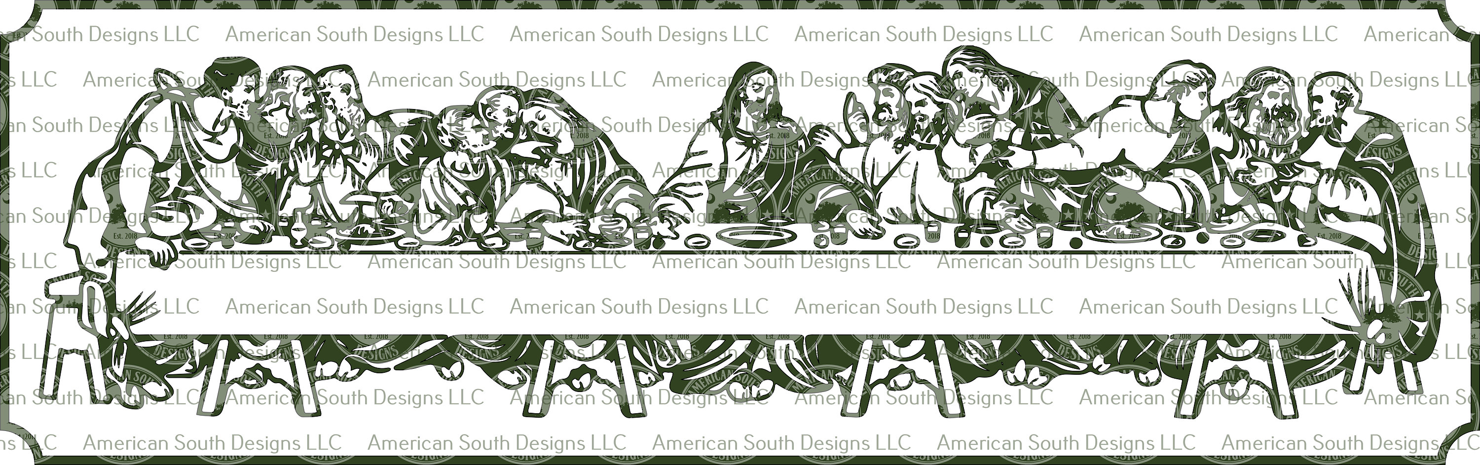 The Last Supper - SVG - CNC Laser File (digital Download) - Etsy