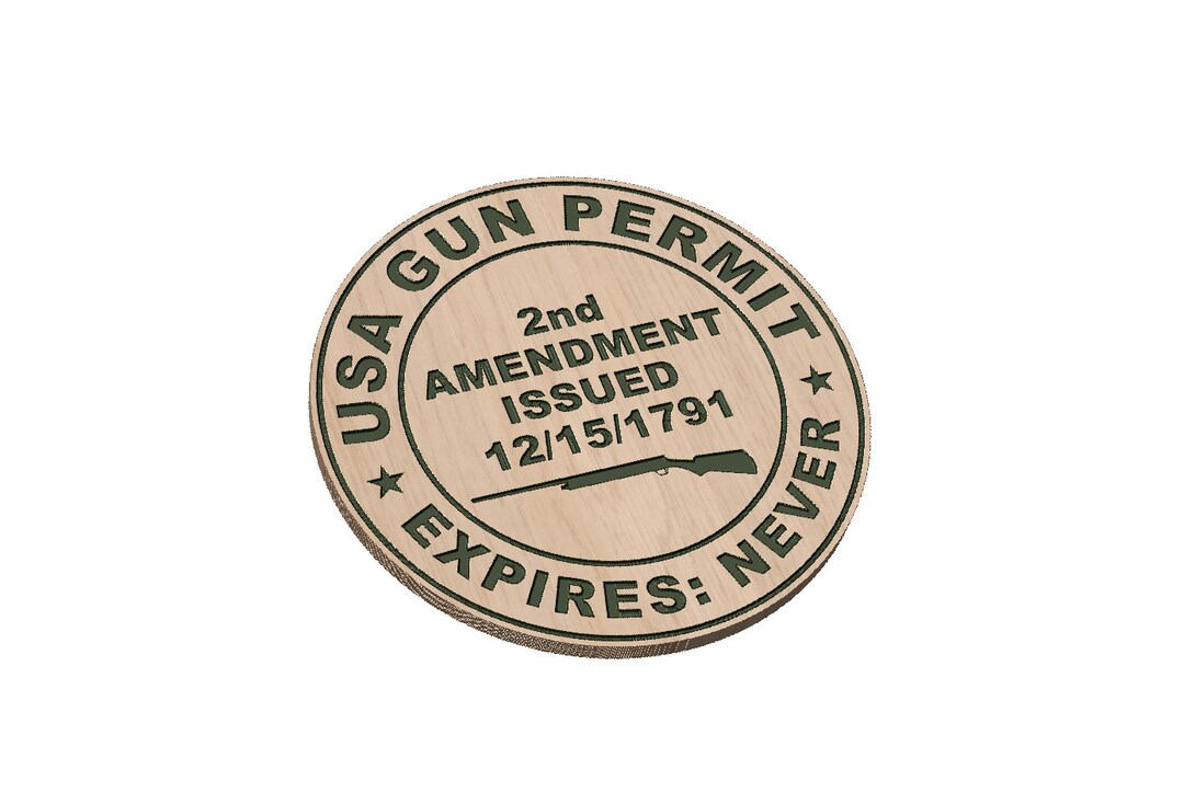 2nd Amendment Permit - SVG - Digital Download - Etsy