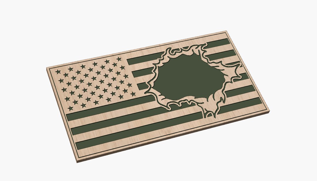 Tattered Circle 2 Flag SVG Digital Download - Etsy