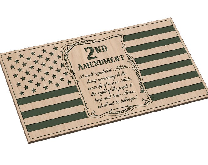 2nd Amendment Flag SVG Cricut Cut Files SVG Shirt SVG - Etsy Canada