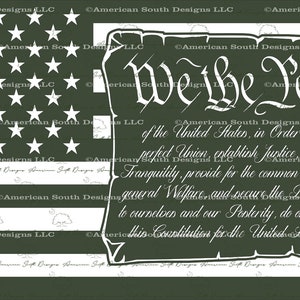 We the People Constitution Flag SVG - Etsy