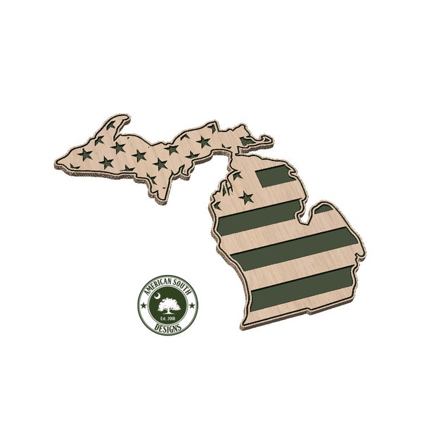 Michigan Shaped - Etsy