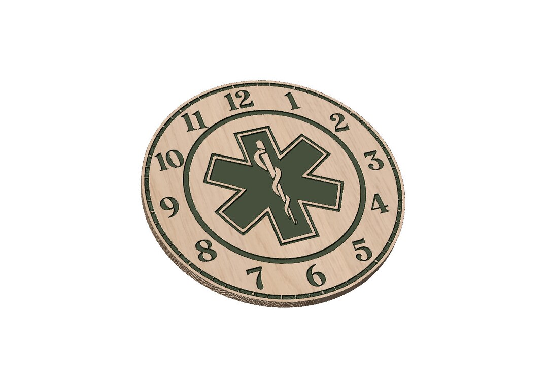 EMS Star of Life Clock - SVG - Digital Download - Etsy