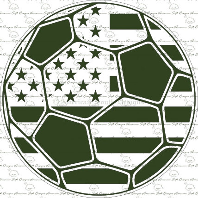 Soccer Ball American Flag - SVG - CNC Laser File (digital Download) - Etsy