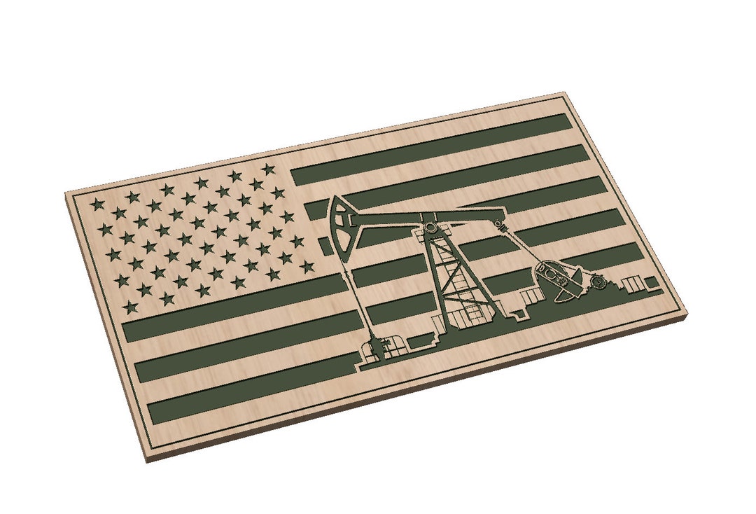 Oil Rig Flag SVG Digital Download - Etsy