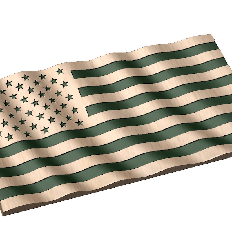 Flag Stencil Stl - Etsy