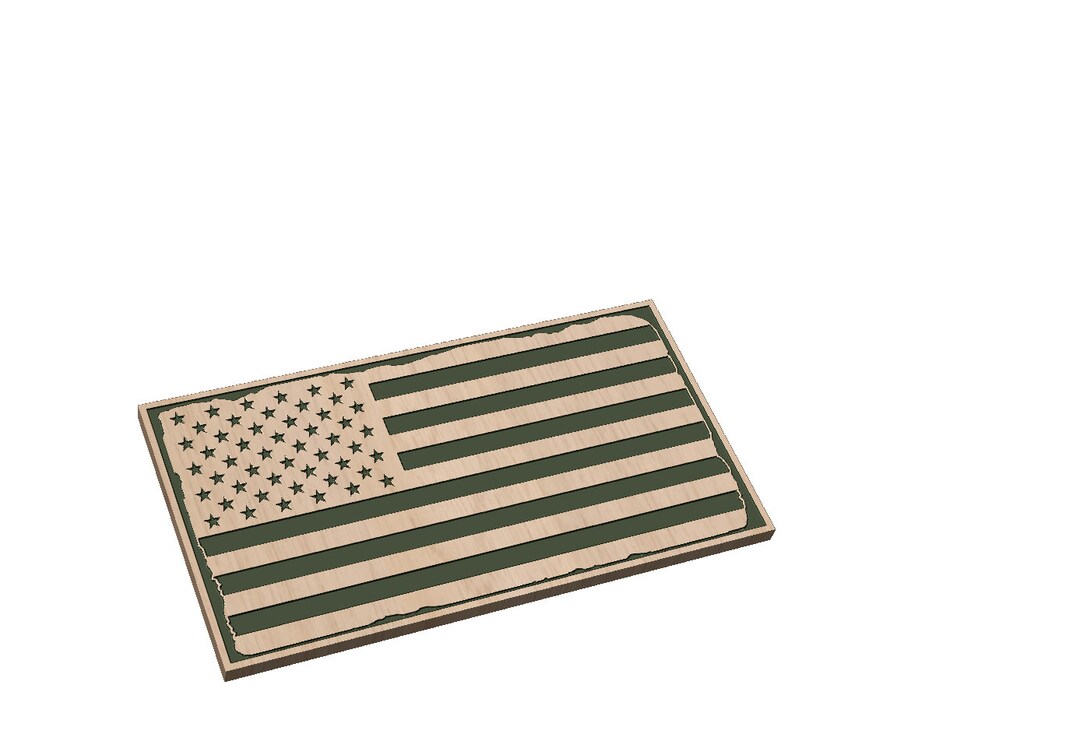 Worn Border Flag SVG - Etsy