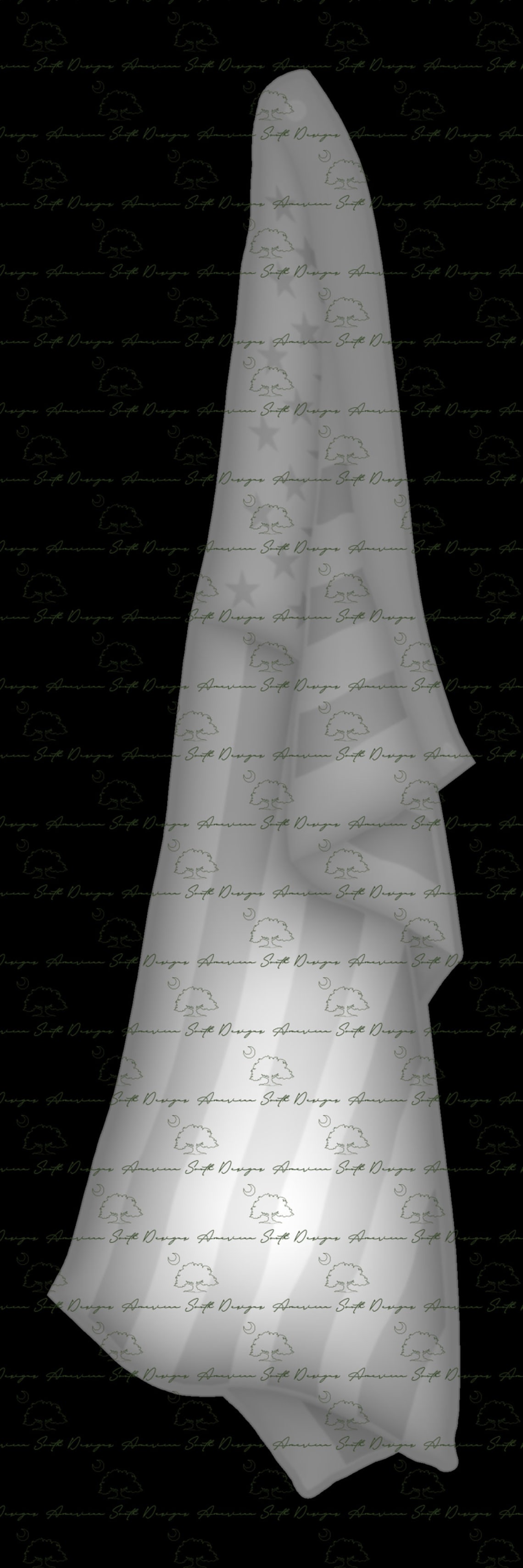 Pinned American Flag 3D STL and Grayscale Bitmap CNC Router STL Model ...