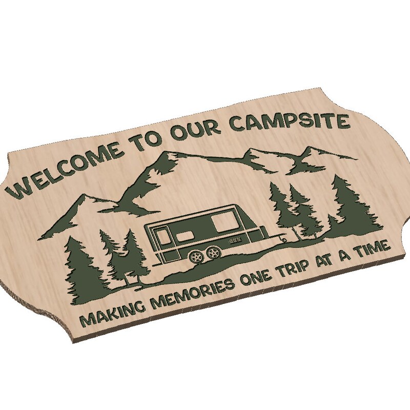 Campsite Sign - Etsy