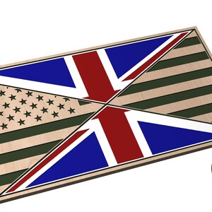 American Flag Union Jack - Cross Split - SVG - Digital Download - Etsy