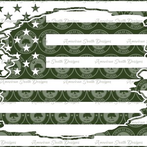Tattered Flag Design 11 - Double Flag for TBL or TRL - SVG - Digital ...