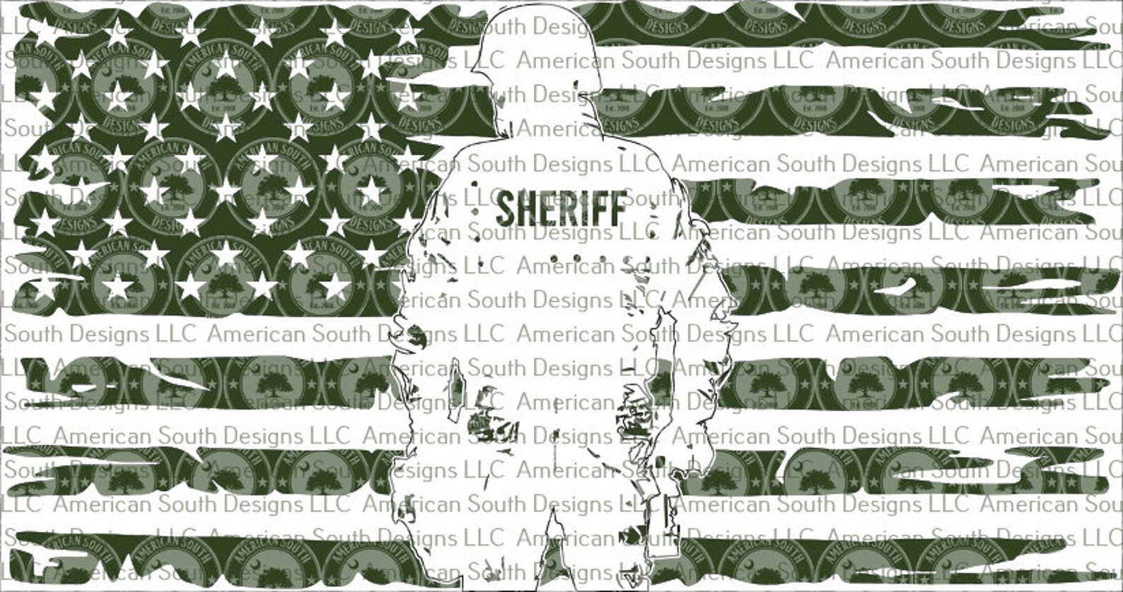 Distressed Flag Overlay Version 2 Sheriff SVG - Etsy