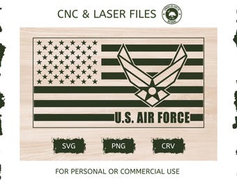 Air Force Flag Svg - Etsy