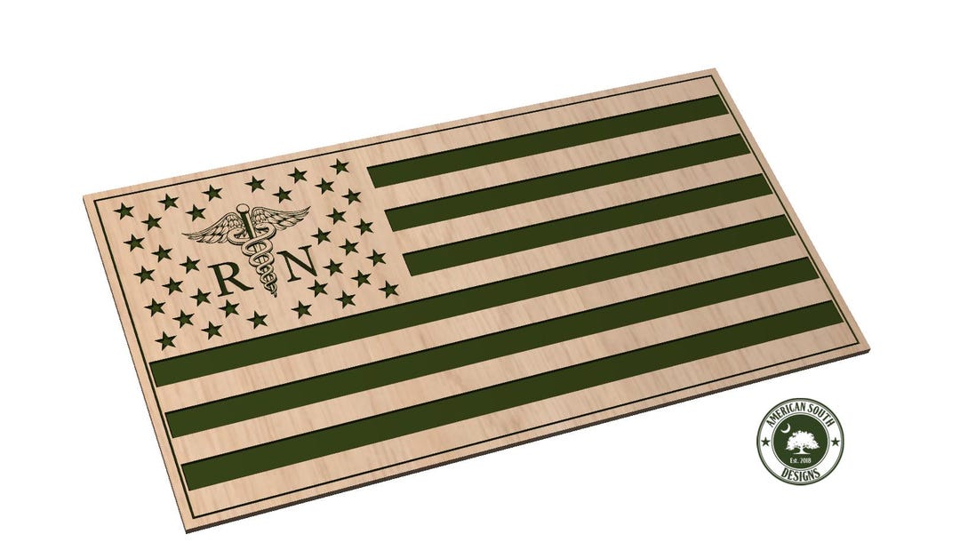 American Flag With Caduceus - SVG - Digital Download - Etsy