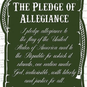 The Pledge of Allegiance Scroll - SVG - Digital Download - Etsy