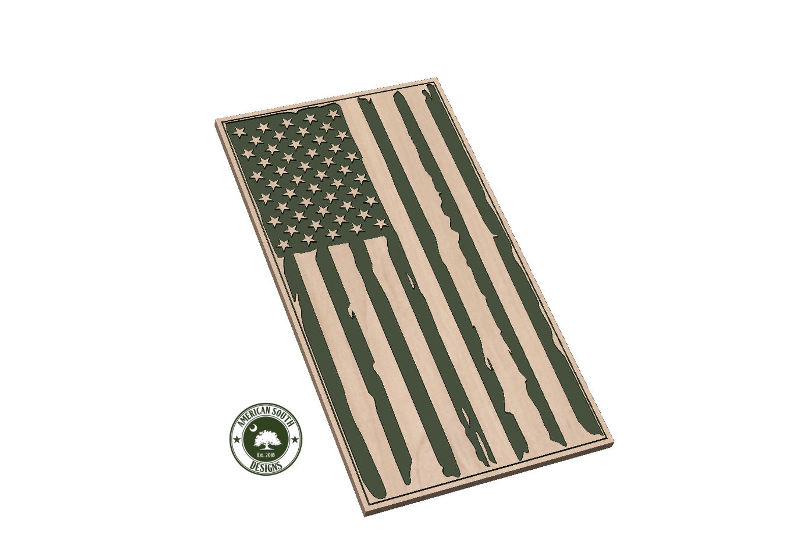 Distressed American Flag Vertical SVG - Etsy