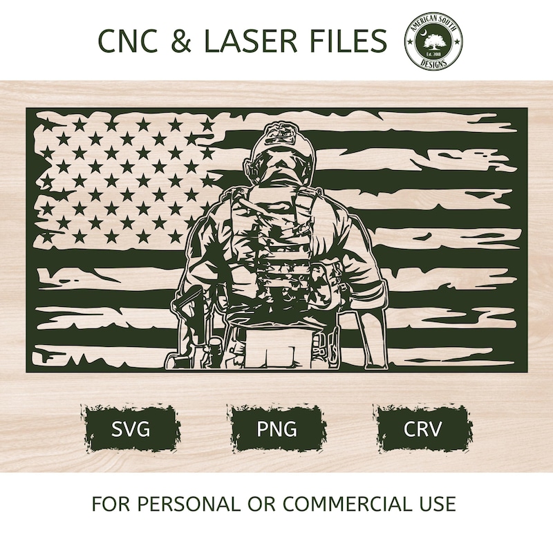 Soldier Tattered Svg - Etsy