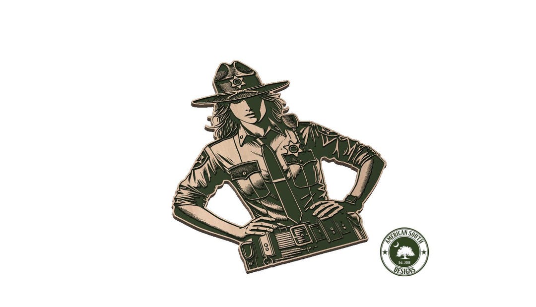 Female Deputy Sheriff - SVG - Digital Download - Etsy