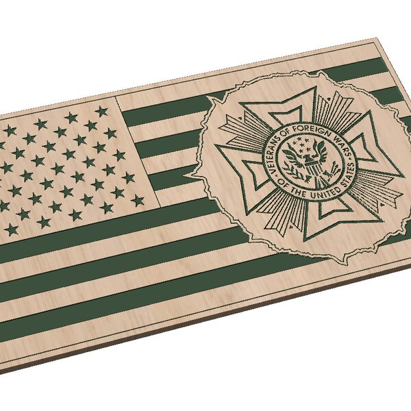 Vfw Flags Svg - Etsy