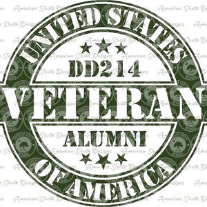 US Veteran - DD214 Alumni - SVG - Digital Download - Etsy
