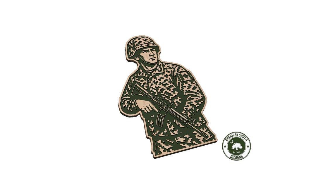Canadian Army Soldier - SVG - Digital Download - Etsy