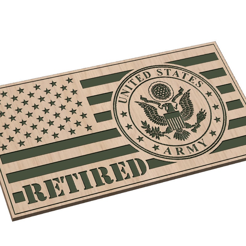 Us Army Retired Svg - Etsy