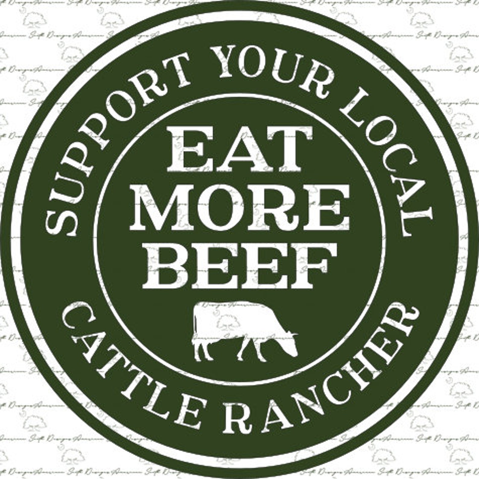 Support Local Cattle Ranchers 2 SVG - Etsy