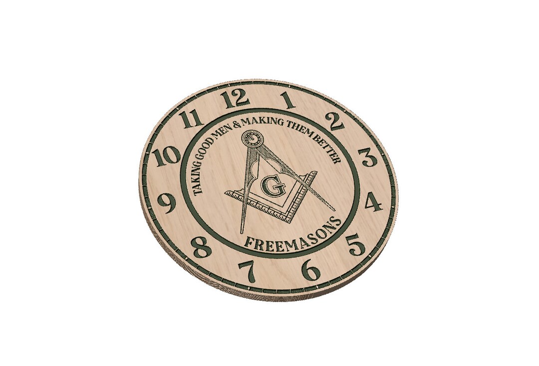 Freemason Clock - SVG - Digital Download - Etsy