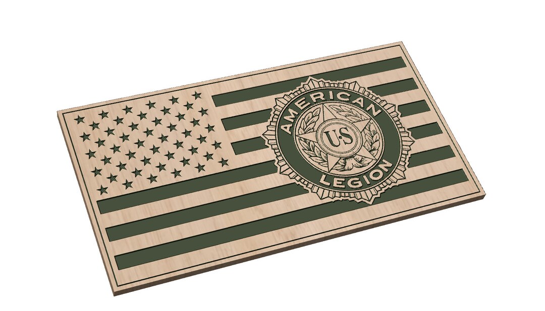 American Legion Flag - SVG - Etsy