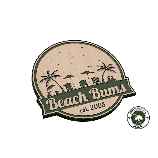 Beach Bum Sign - Etsy