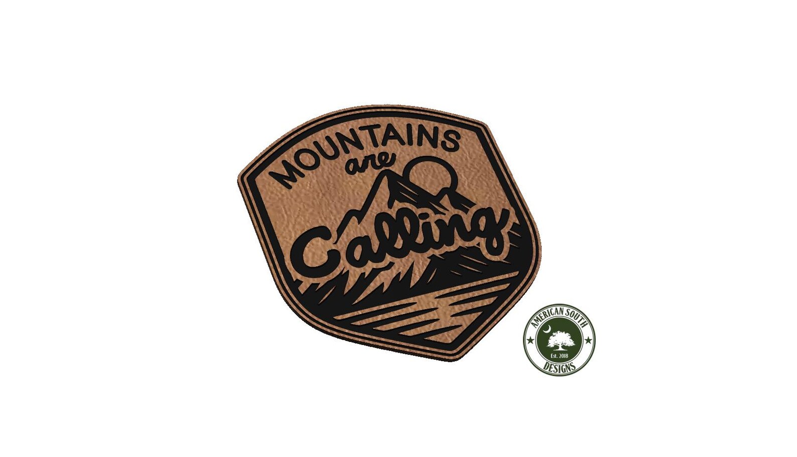 Mountains Are Calling Patch - SVG - CNC Laser File (digital Download ...