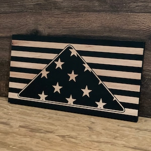 Folded Flag Display SVG - Etsy