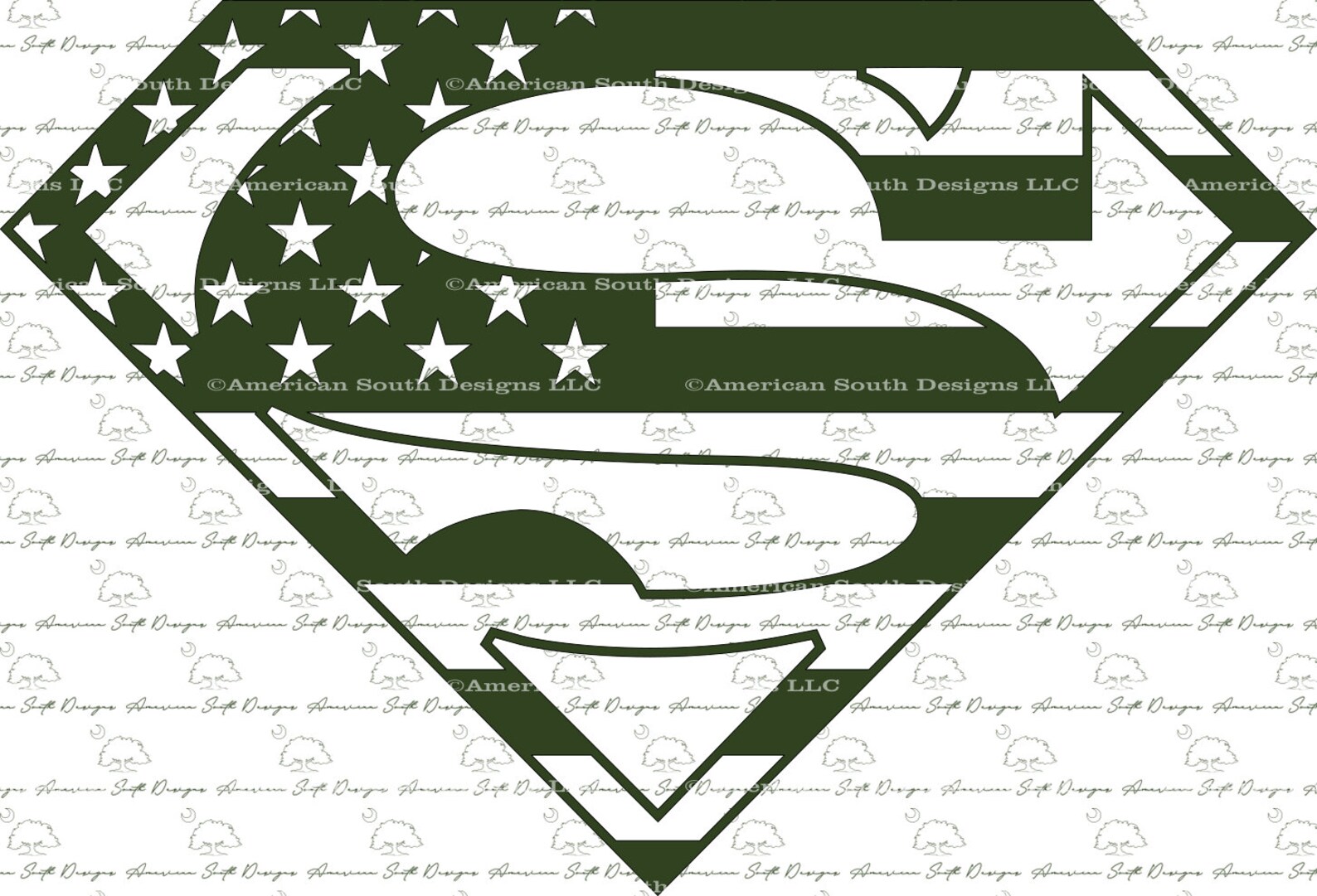 Superman Flag Digital Files SvG AI PnG EpS DXF | Etsy
