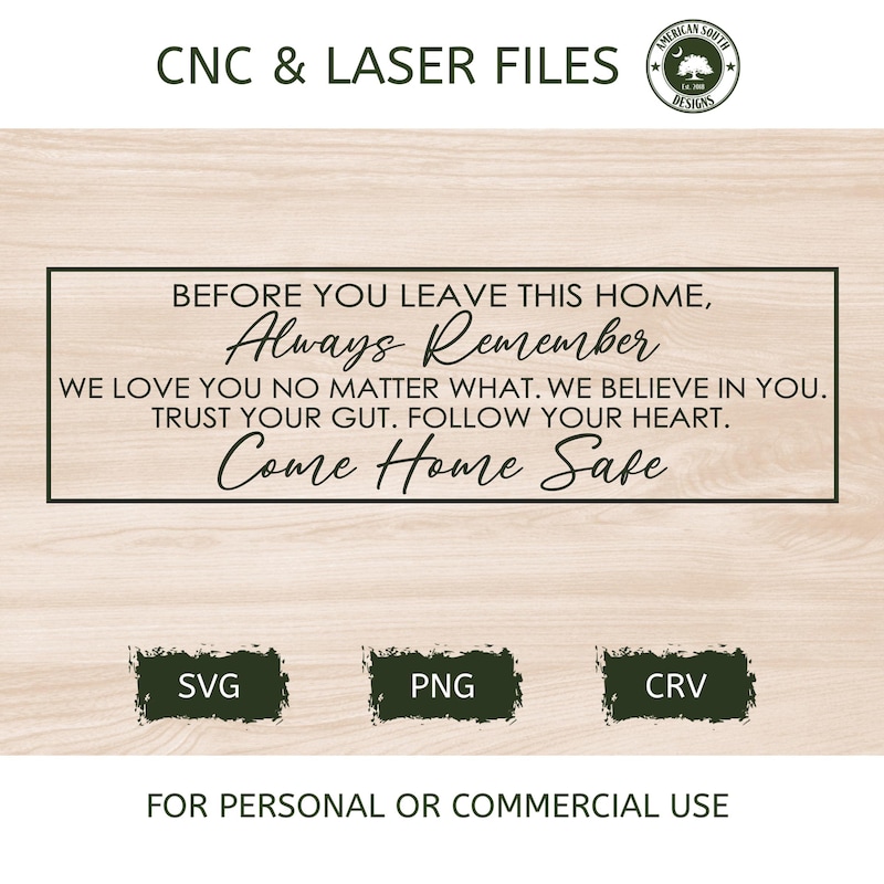 Before You Leave This Home - Etsy