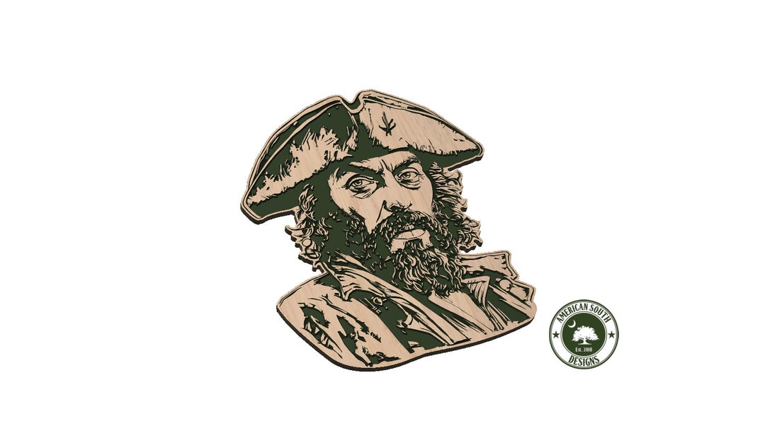 Blackbeard the Pirate - SVG - Digital Download - Etsy