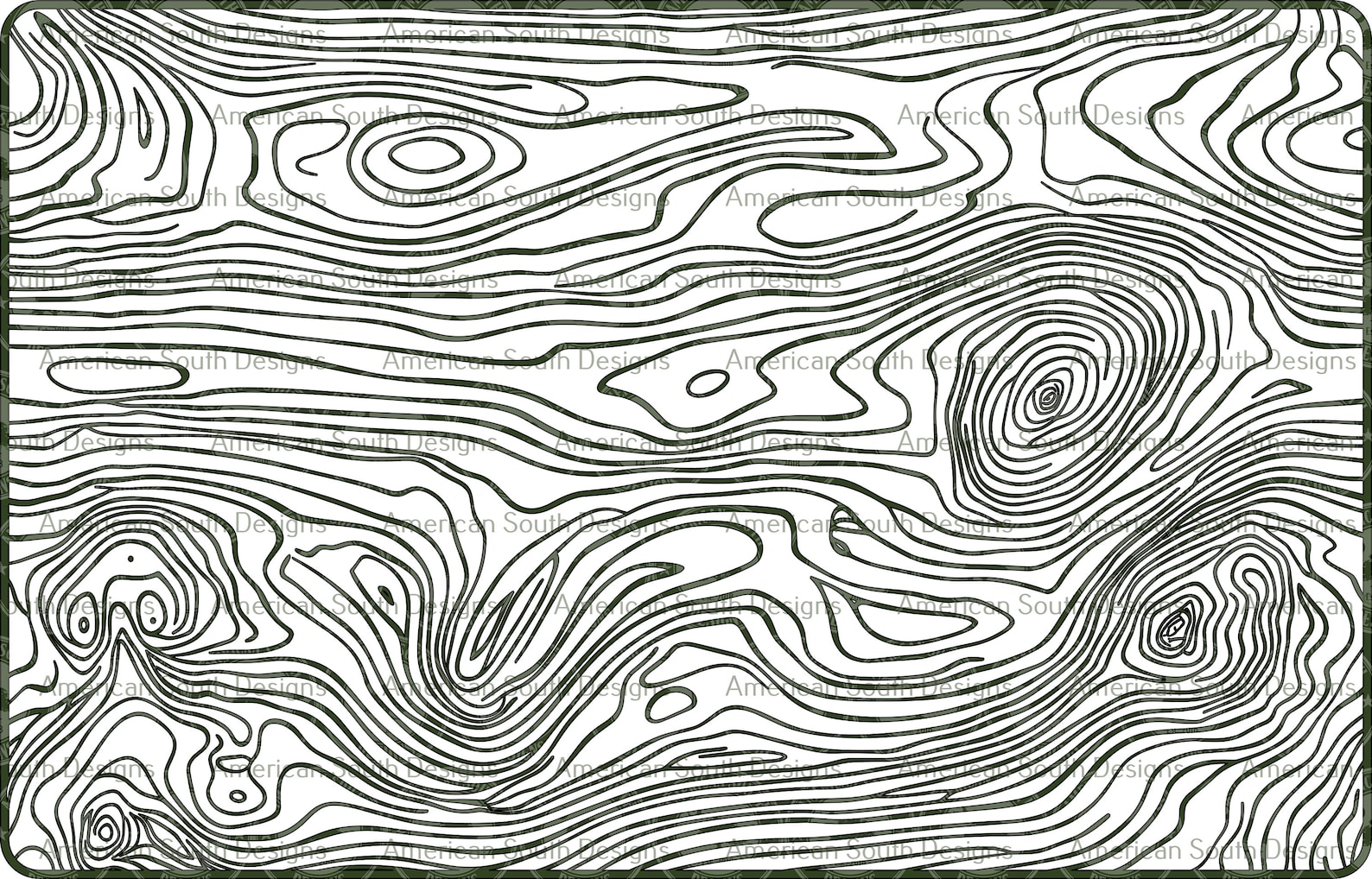 Topographic Overlay Rectangle SVG Digital Download - Etsy