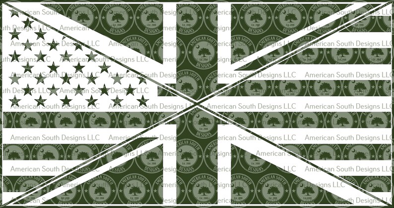 American Flag Union Jack Cross Split SVG - Etsy