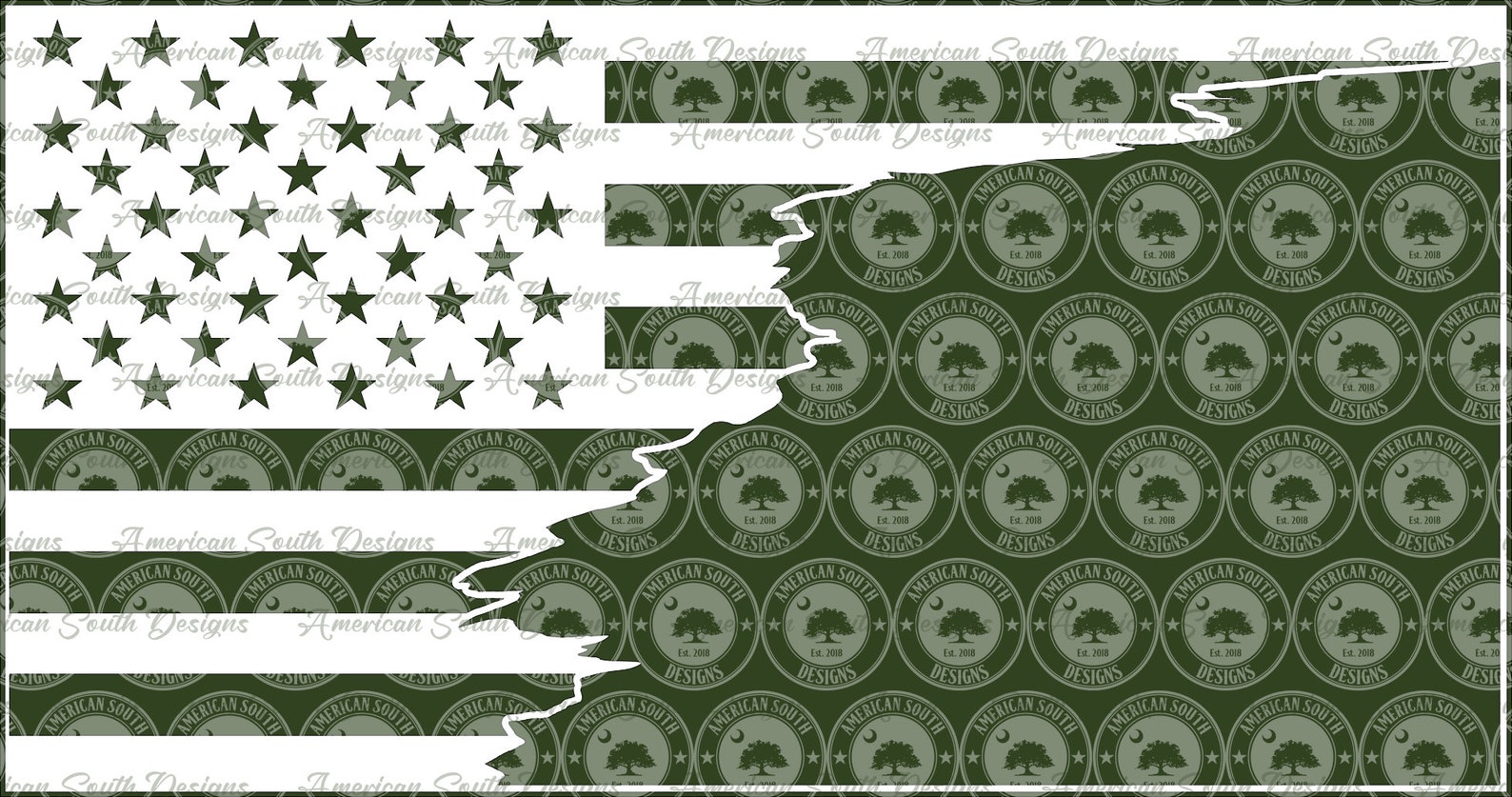 Tattered Flag 13 Blank - SVG - CNC Laser File (digital Download) - Etsy