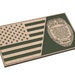 Split Flag Oath of Honor Police Badge - CNC Laser File (digital ...