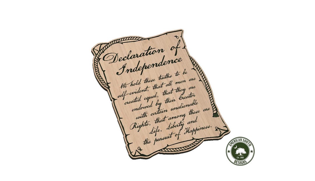 Declaration of Independence Scroll - SVG - Digital Download - Etsy