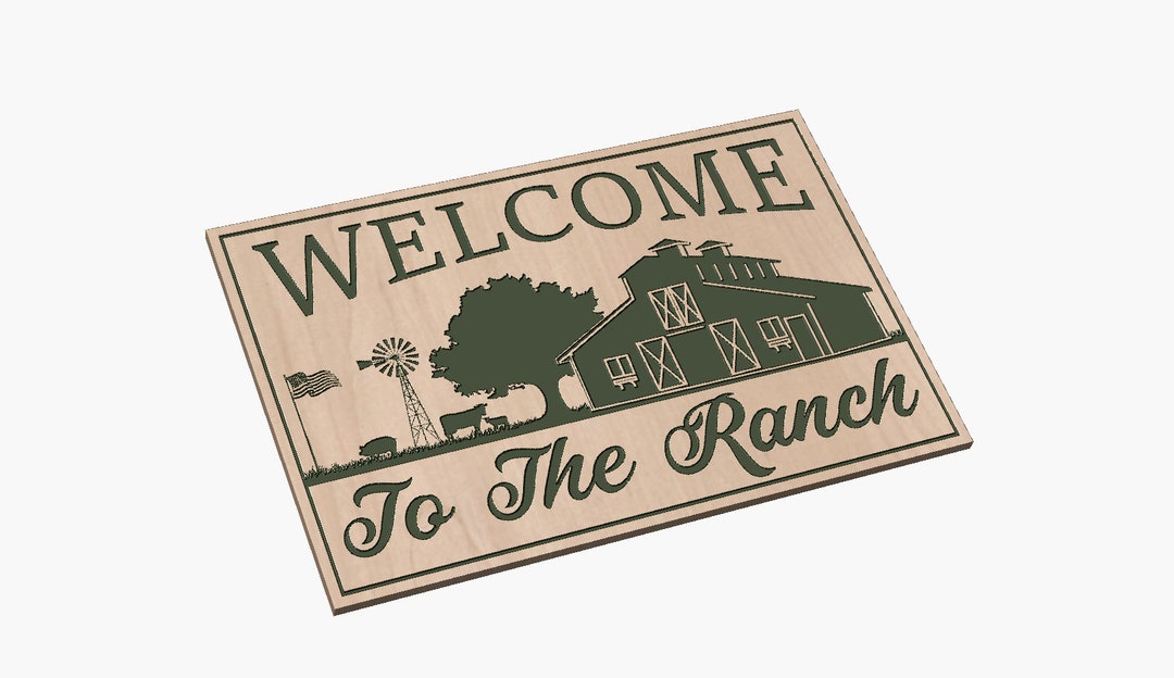 Welcome to the Ranch - SVG - Digital Download - Etsy