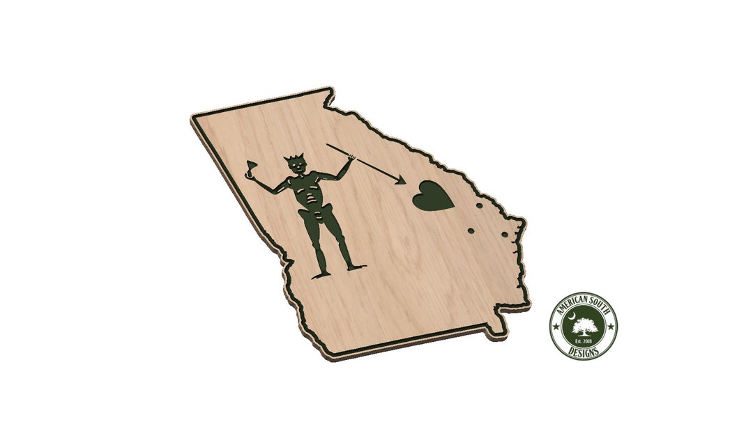 Georgia Shaped Blackbeard Flag - SVG - Digital Download - Etsy