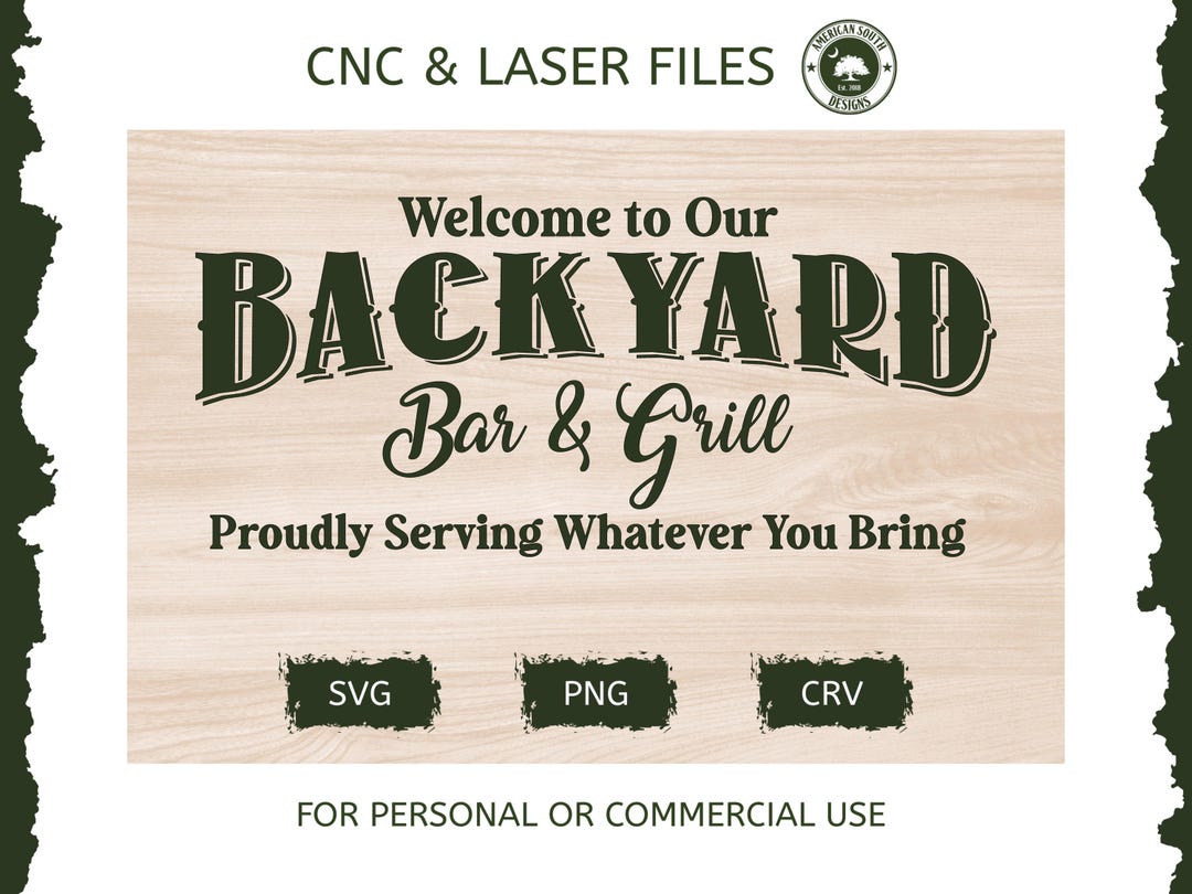 Welcome to Our Backyard - SVG - Digital Download - Etsy Australia