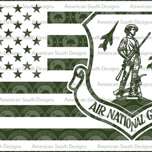 Air National Guard Flag - SVG - CNC Laser File (digital Download) - Etsy