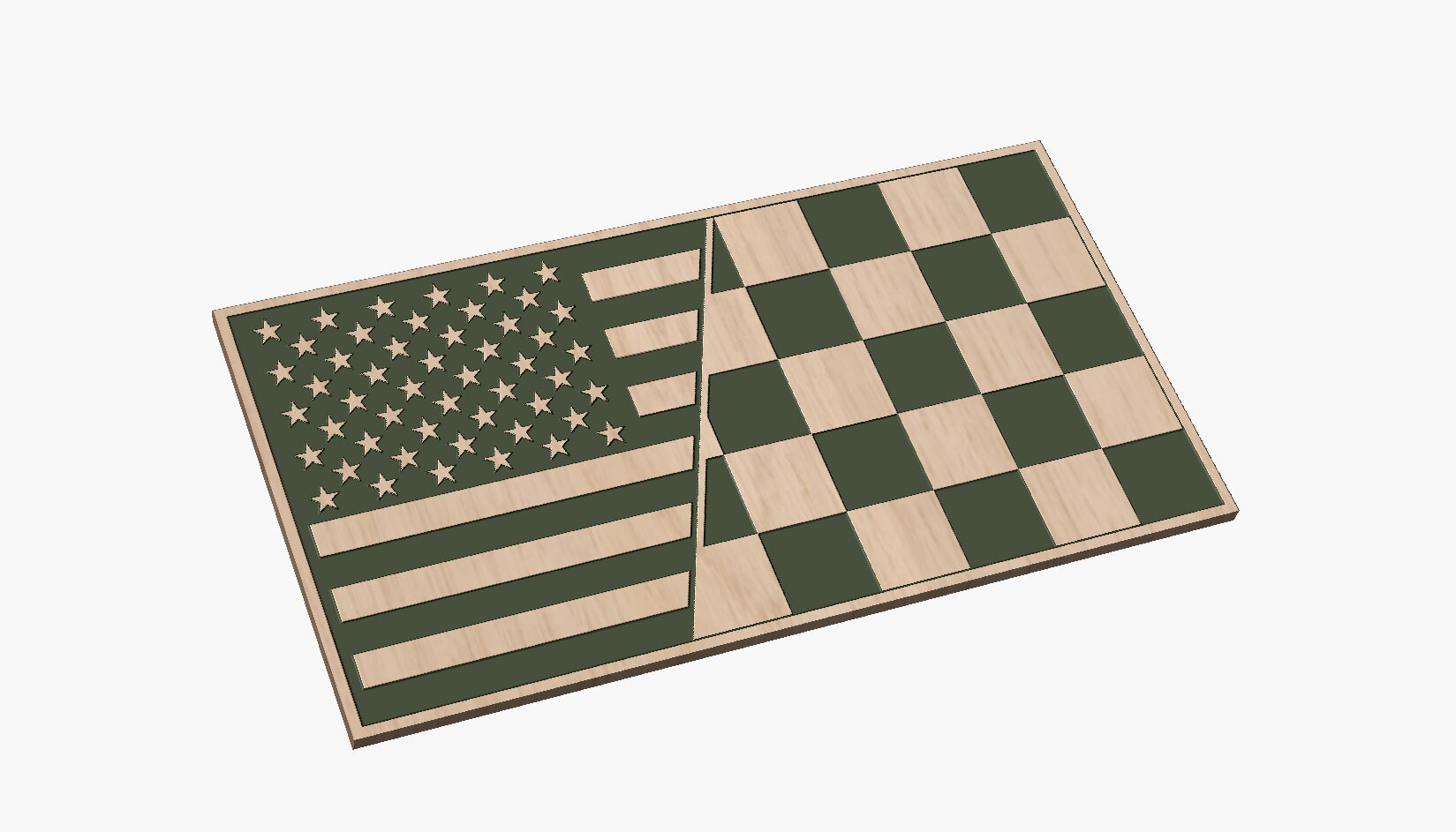 Split Flag With Checkered Flag - CNC Laser File (digital Download) - Etsy
