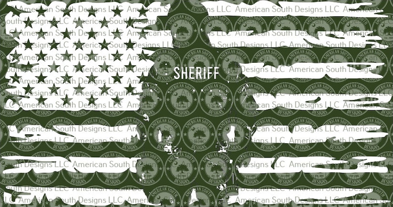 Distressed Flag Overlay Version 2 Sheriff SVG - Etsy