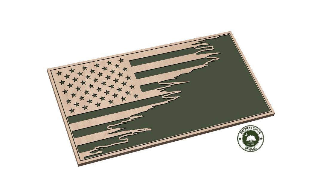 Tattered Split Flag Blank - SVG - Digital Download - Etsy