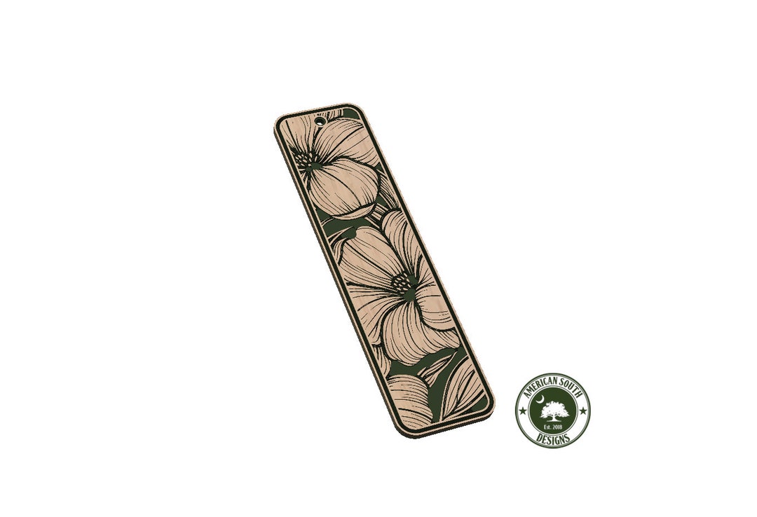 Bookmark Template - Flower Pattern - SVG - Digital Download - Etsy