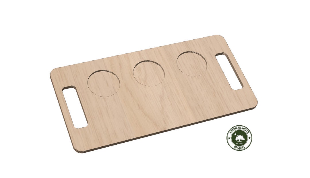 Beer Flight Template 5 12 Inches X 6 Inches With 2 Inch Holes Files ...